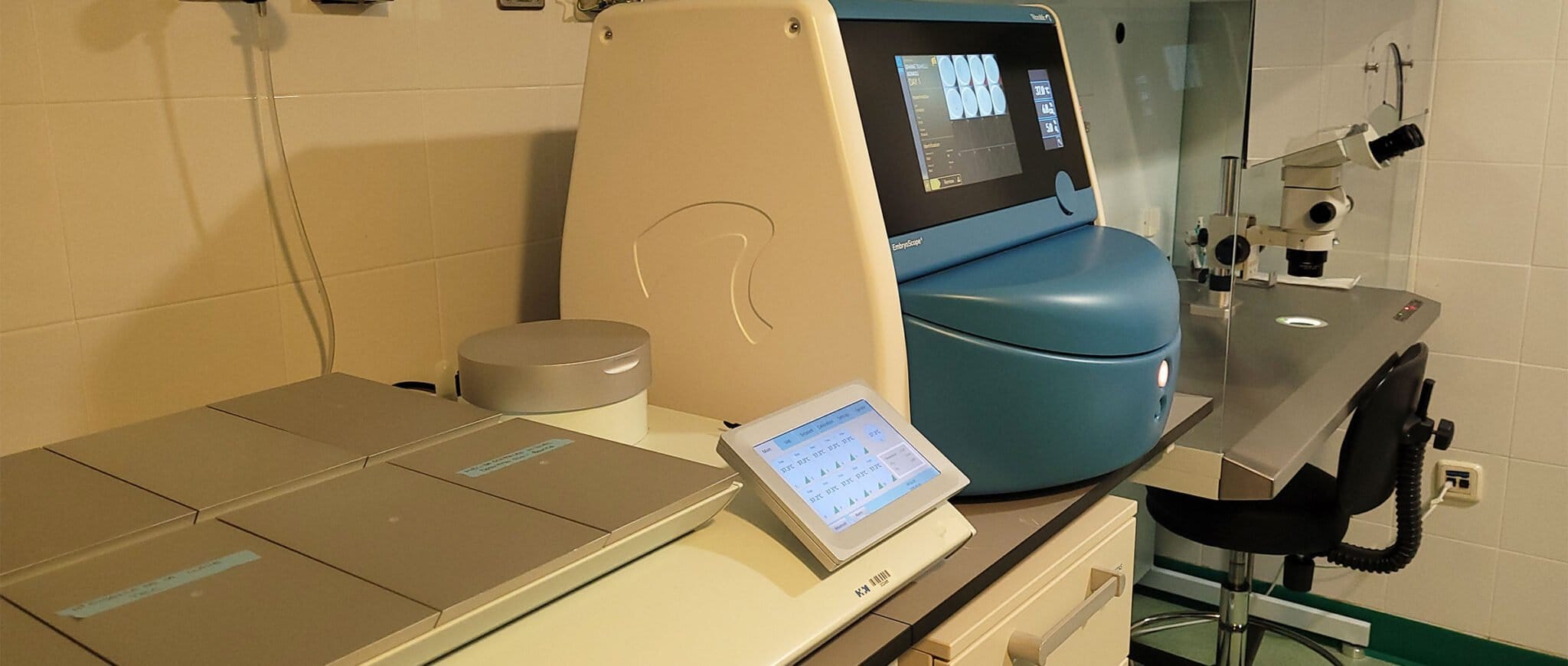 Embryoscope del labortorio de HM Fertility Center Montepríncipe