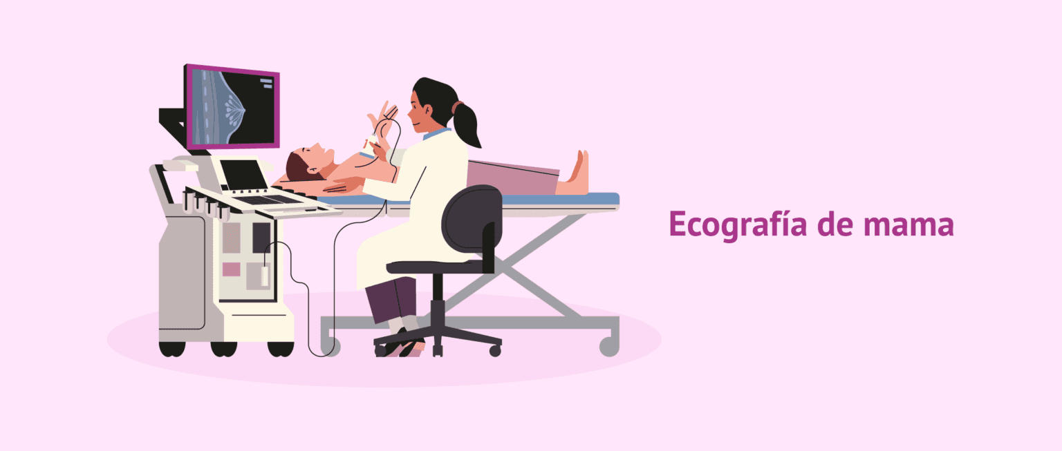 ¿Cómo se realiza una ecografía de mama?