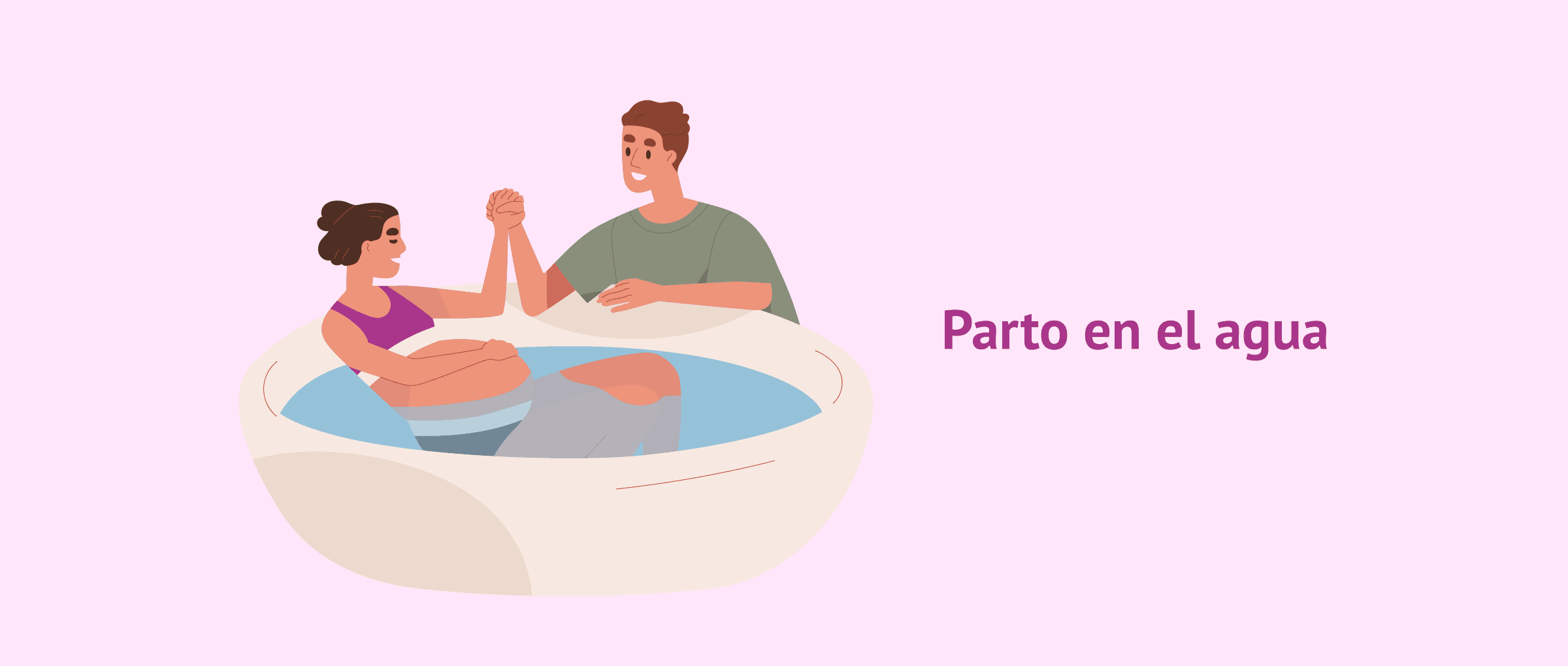¿Cómo es el parto en el agua? - Beneficios y riesgos de la hidroterapia