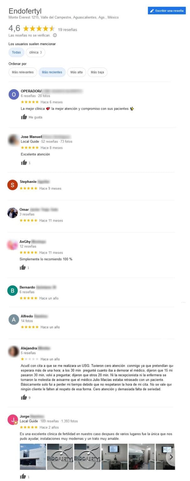 Análisis de la clínica Endofertyl: servicios, opiniones y localización